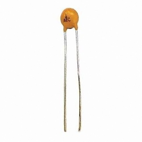 Lot of 50 Radial Ceramic Capacitor 1pF 50V Diameter 5mm Lead Pitch 3mm ...