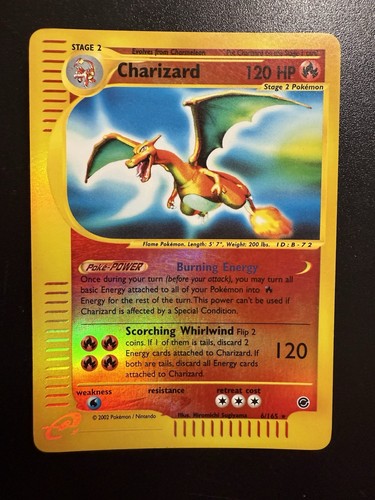 Pokemon Charizard 6/165 Reverse Holo Expedition Wotc English | eBay