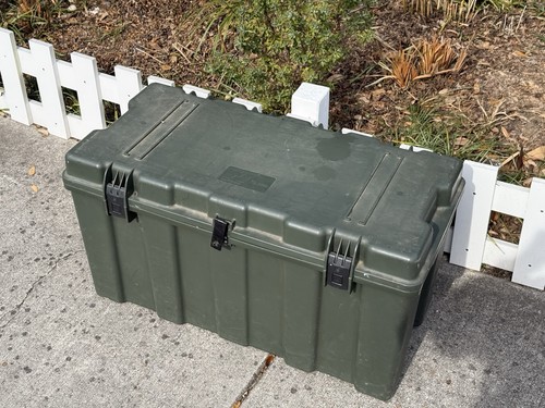 Hardigg Military Case TL500i Hard Case Storage Box Foot Locker 32x15x18 ...
