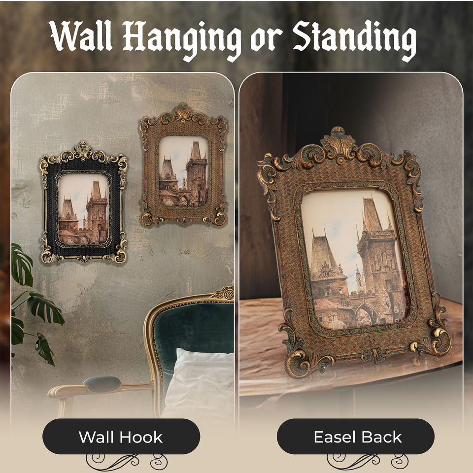 Olden Days 5x7 Picture Photo Frame Gothic Vintage European Design ...