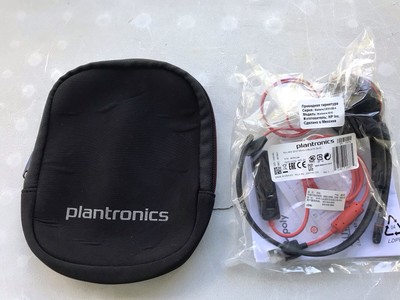 PLANTRONICS Poly BW3210 Stereo Headset Red wire W/ Used Bag | eBay