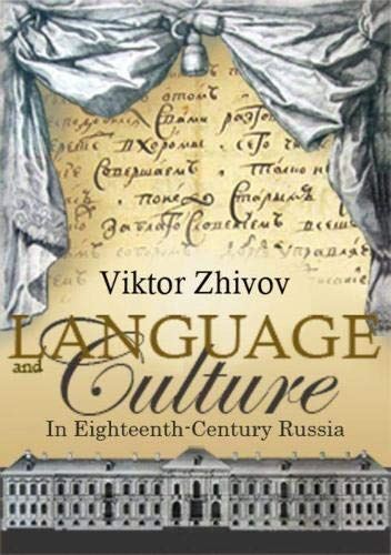 Language and Culture in Eighteenth-Century Russia (Studies in | eBay