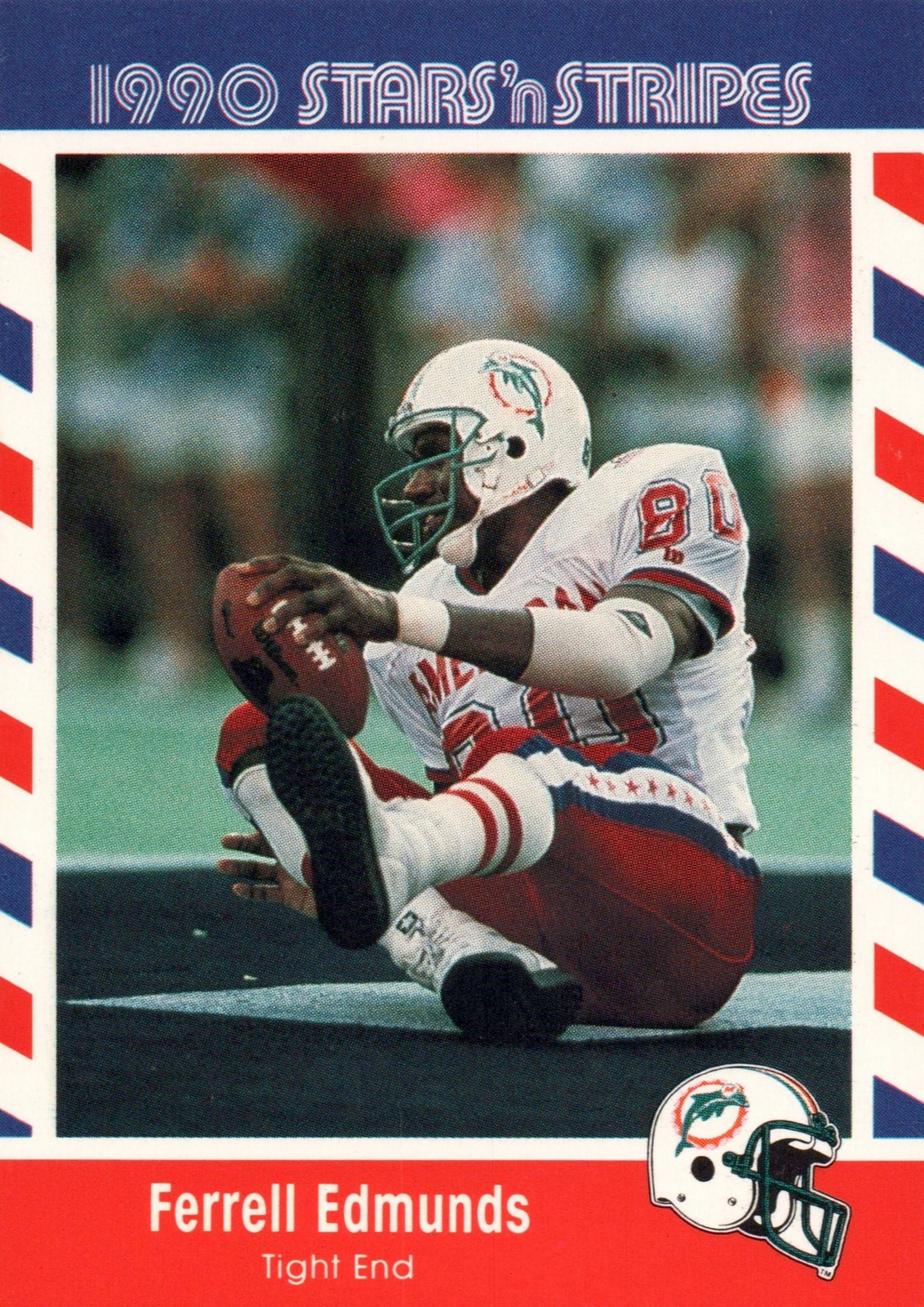 1990 Asher Candy Stars 'n Stripes #31 Ferrell Edmunds | eBay
