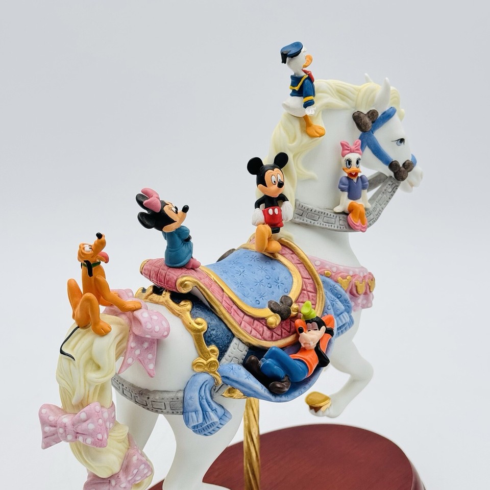 Lenox Walt Disney Animated Classics Carousel Horse Figurine Mickey ...