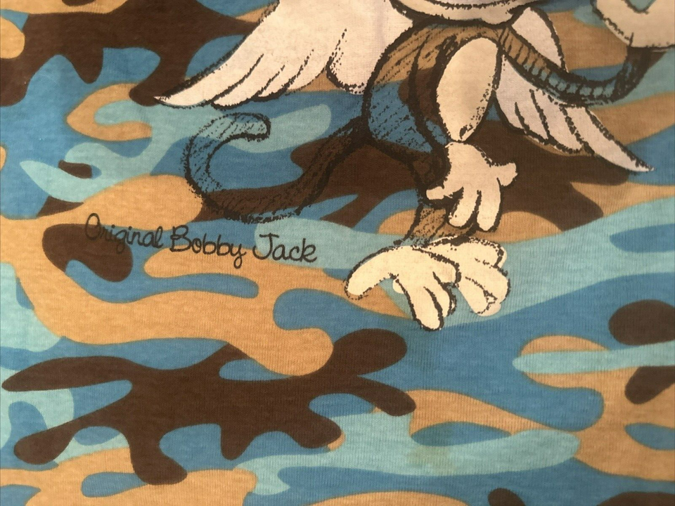 Bobby Jack Baby Tee Camo Shirt XL Teens S Womans Vintage Y2k Fairy ...