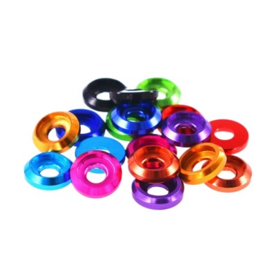 Color aluminum alloy disc head half-round head screws screw washer ...