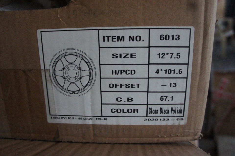 JDM TE racing Style 12" wheels rims for Classic Austin mini clubman ...