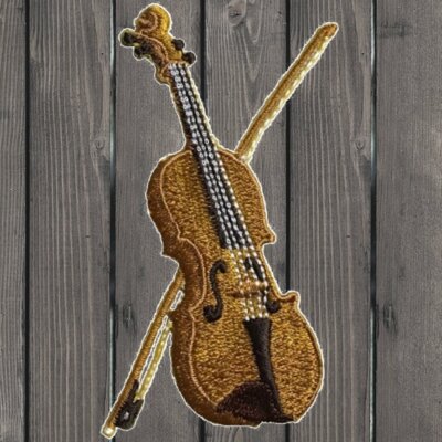 Violin Embroidered Patch — Iron On | eBay