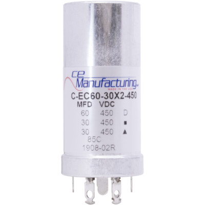 Capacitor, CE Mfg., 450V, 60/30/30uF, Electrolytic | eBay