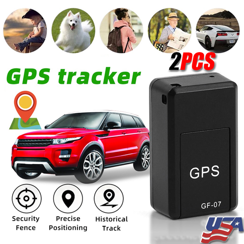 2x GF07 Magnetic Mini GPS Real Time Car Locator Tracker GSM/GPRS ...