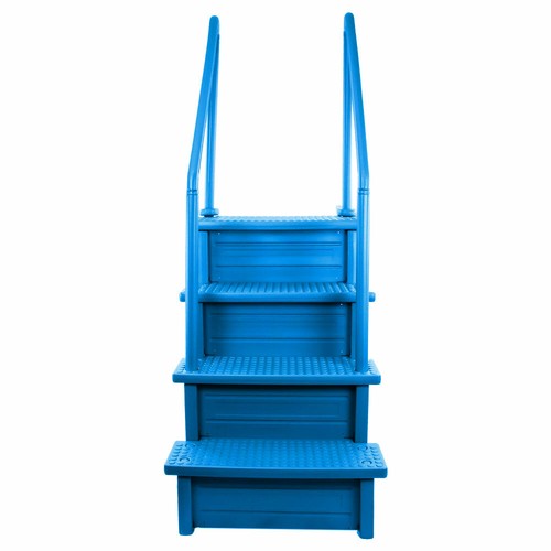 Aqua Select 28" Wide Above Ground Heavy Duty Swimming Pool Step Ladder ...