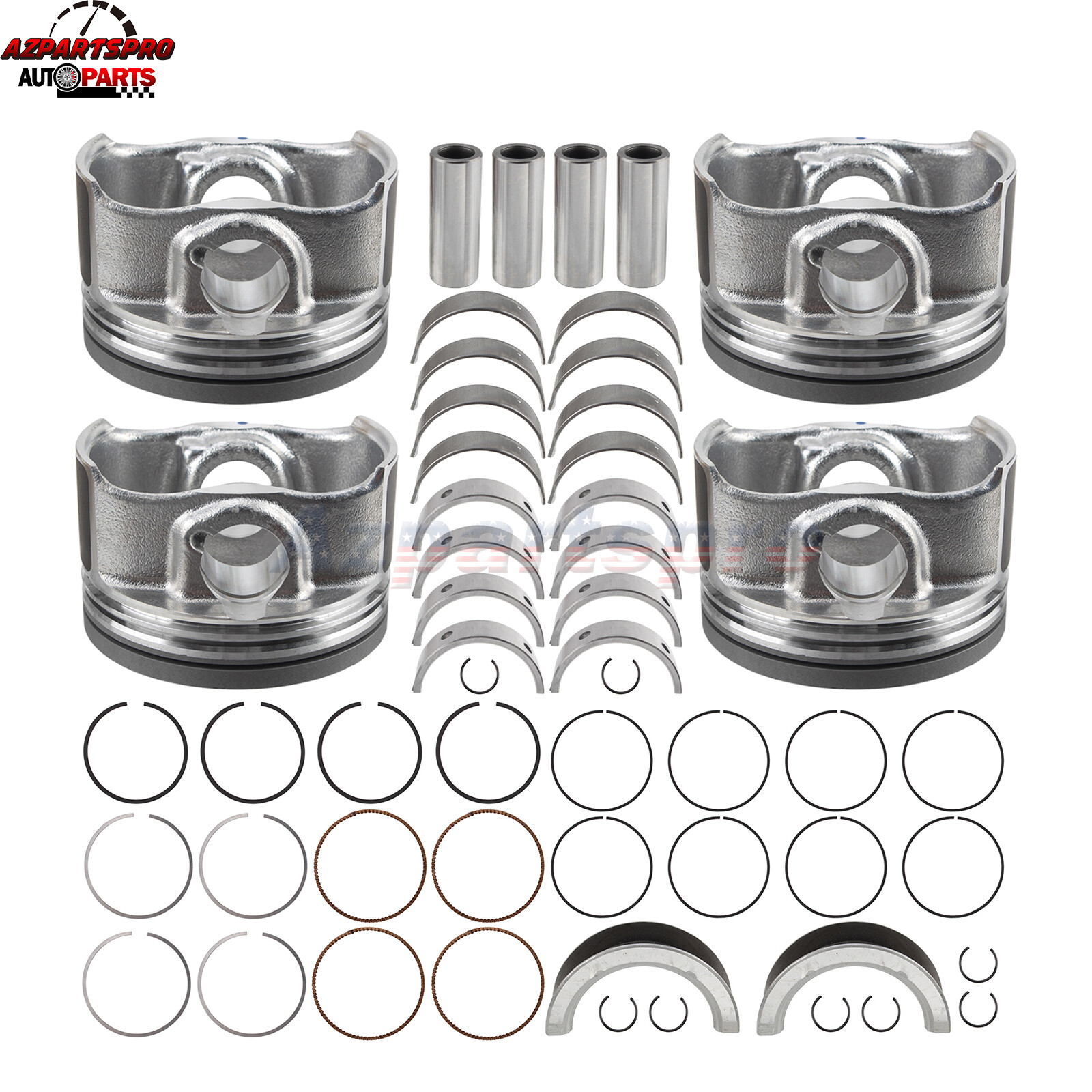 Main Rod Bearing Piston Rings For 2011-2015 Buick Chevrolet Cruze ...