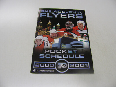 JS15 Philadelphia Flyers 2000/01 NHL Hockey Pocket Schedule - Bud Light ...