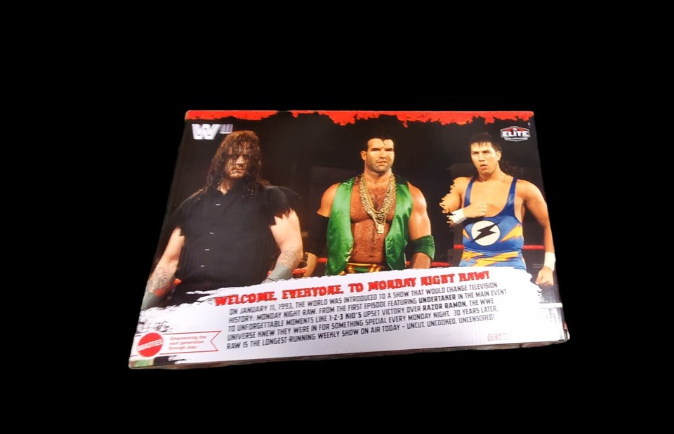 WWE Elite RAW 30th Anniversary The Undertaker, Razor Ramon, 123 Kid ...