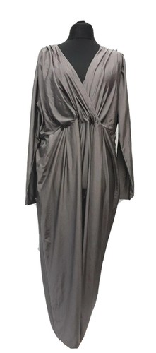 AX Paris Plus Slinky Wrap Jumpsuit Grey Womens Size UK 22 REF CL19 | eBay