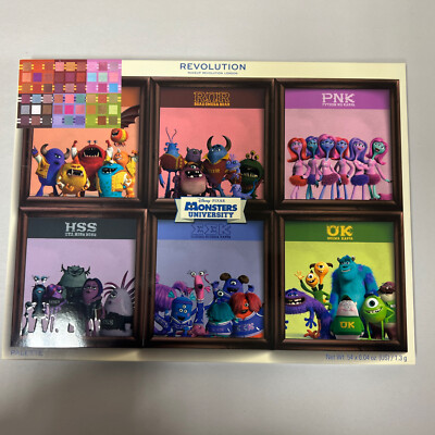 Revolution Makeup Disney Pixar Monsters University Palette 54 Shades | eBay