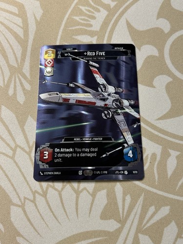 Red Five Running The Trench 1070 Prestige Foil Jump To Lightspeed JTL ...