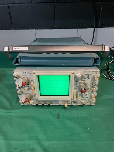 vintage Tektronix oscilloscope 475 with options B250000 and up powers ...