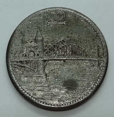 1919 GERMANY, BONN, 10 PFENNIG, NOTGELD, IRON | eBay