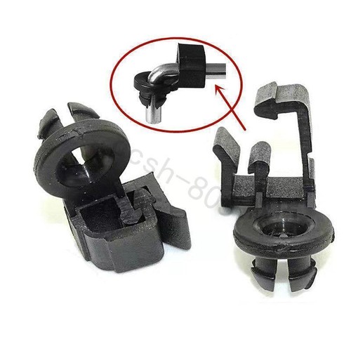 2 Pcs Black Car Hood Support Prop Rod Clips Grommet For Mazda | eBay