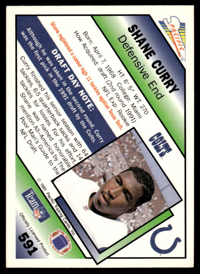 1991 Pacific #591 Shane Curry Near Mint or Better | eBay