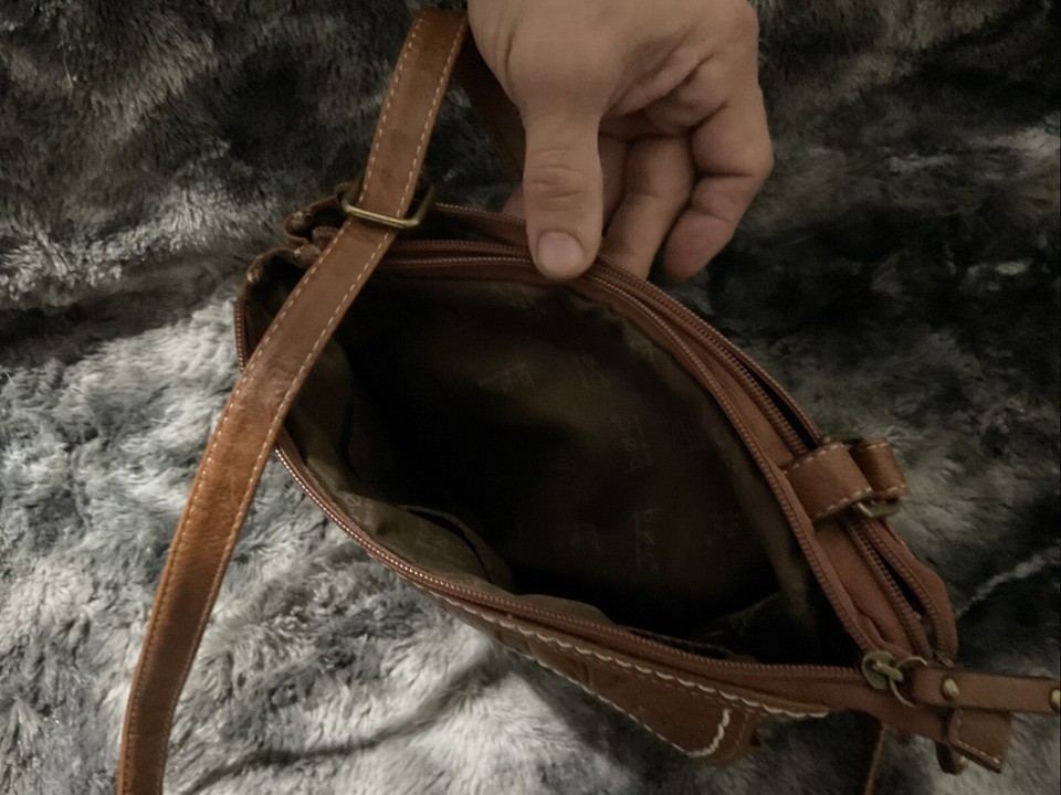 BOC BOC7789 – SAD Crossbody Bag Shoulder Purse Brown Saddle Faux ...