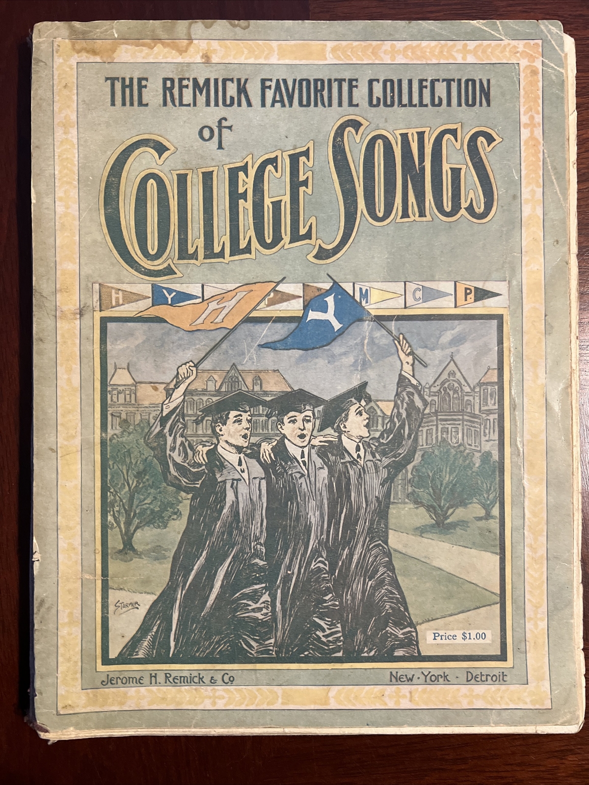 Antique Remick Favorite Collection of College Songs 1909 Sheet Music | eBay