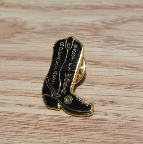 Vintage Black & Gold Tone Breakfast East Ft. Worth Collectible Optimist ...
