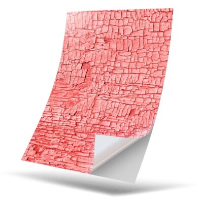 1 x Vinyl Sticker A4 - Cracked Pink Painted Effect #3546 | eBay UK
