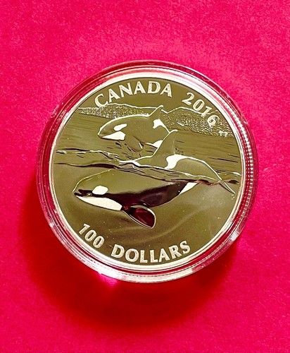 Royal Canadian Mint CAN$ 100.00 - The Orca - 99.99% Silver | eBay