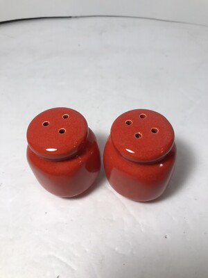Small Red Salt And Pepper Shaker | eBay