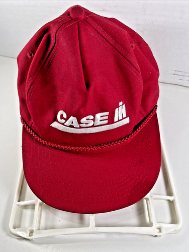 VINTAGE 90's Case IH Agriculture Red Hat Cap SNAPBACK Adjustable | eBay