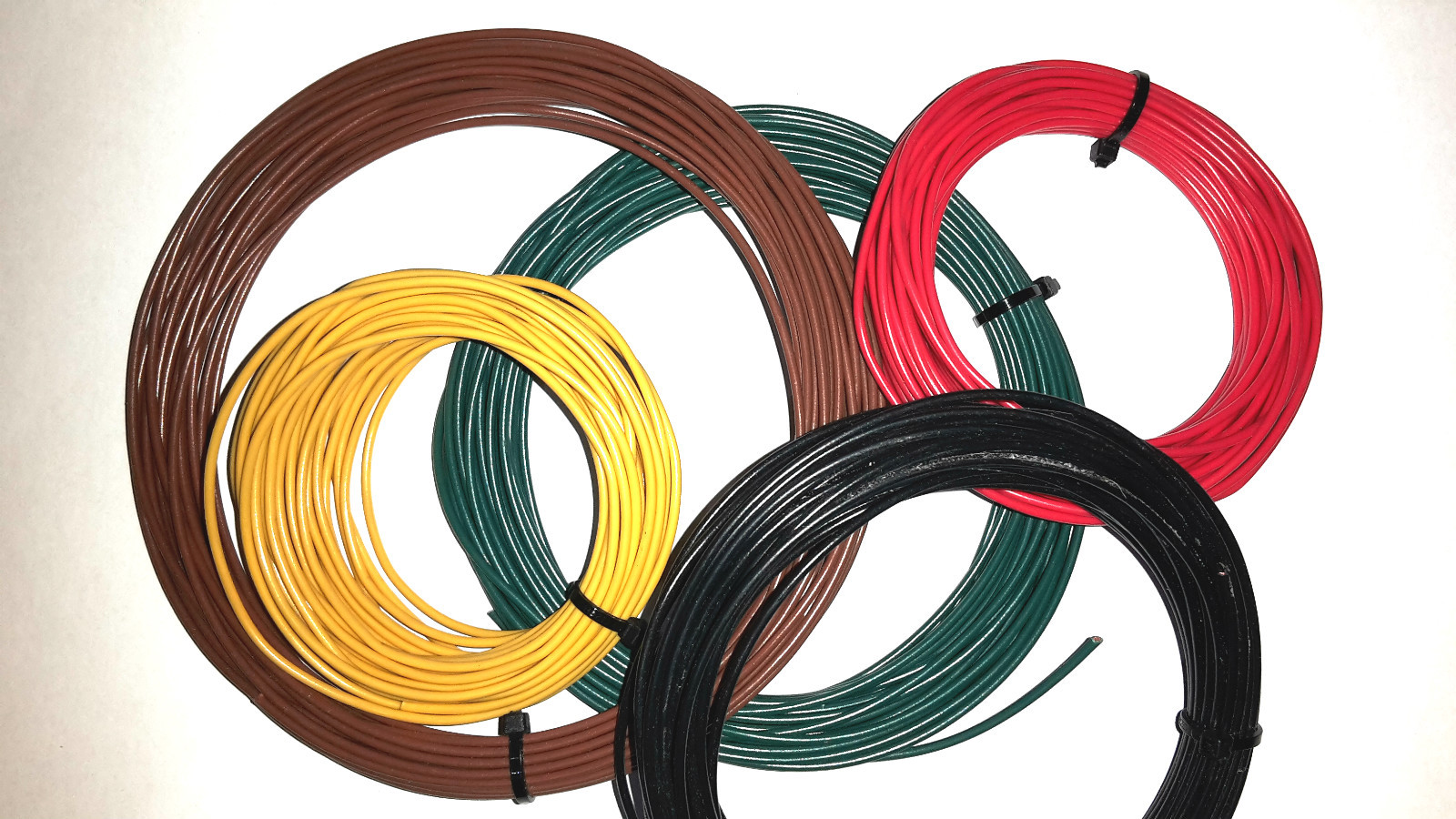 Auto Wiring Cable, Loom, Motorbike Cable, 1mm2 (#17 AWG) 17.5Amp 10mtr ...