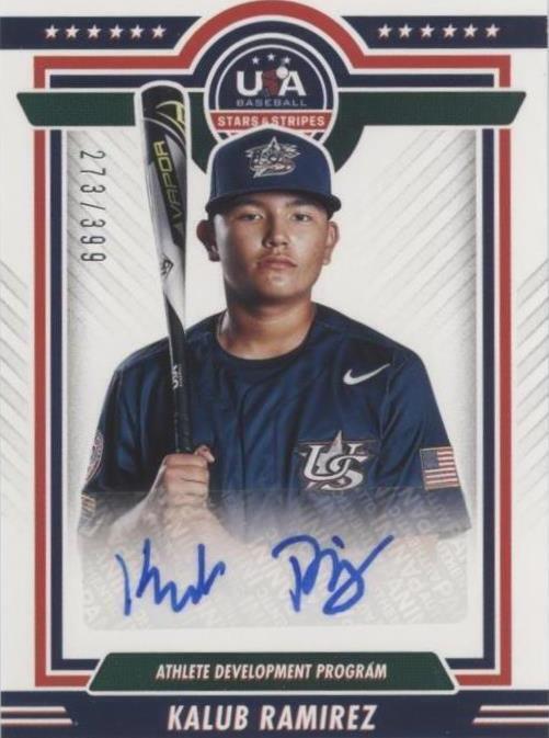 2022 Panini USA Baseball Stars & Stripes - Athlete Development Program ...