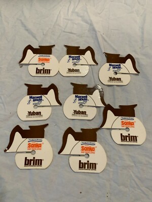 Maxwell House Coffee - Coffee bag openers. Set of 8, MH, Yuban, Sanka ...