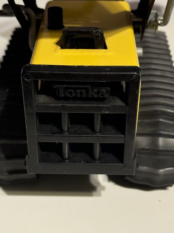 Vintage 70’s Tonka T-6 Track Front End Loader Backhoe Bulldozer Great ...