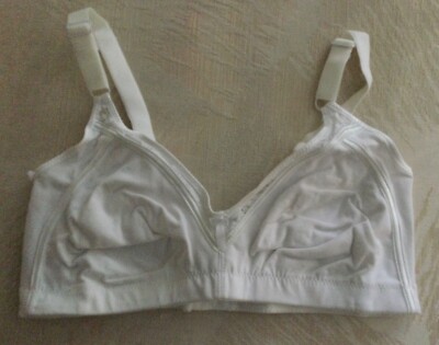 Soft Cups Full Coverage White Bra - New- Size 42D | eBay