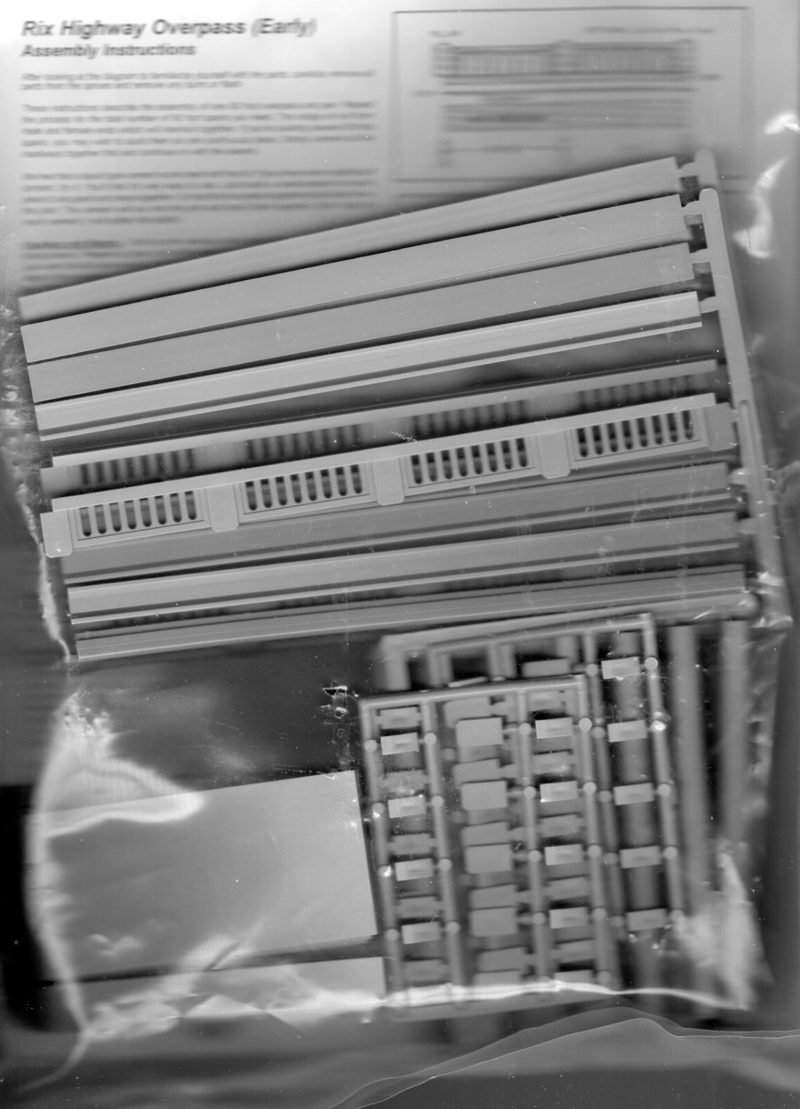 HO Scale Rix Products 628-103 Early 150' Highway Overpass 400628001036 ...