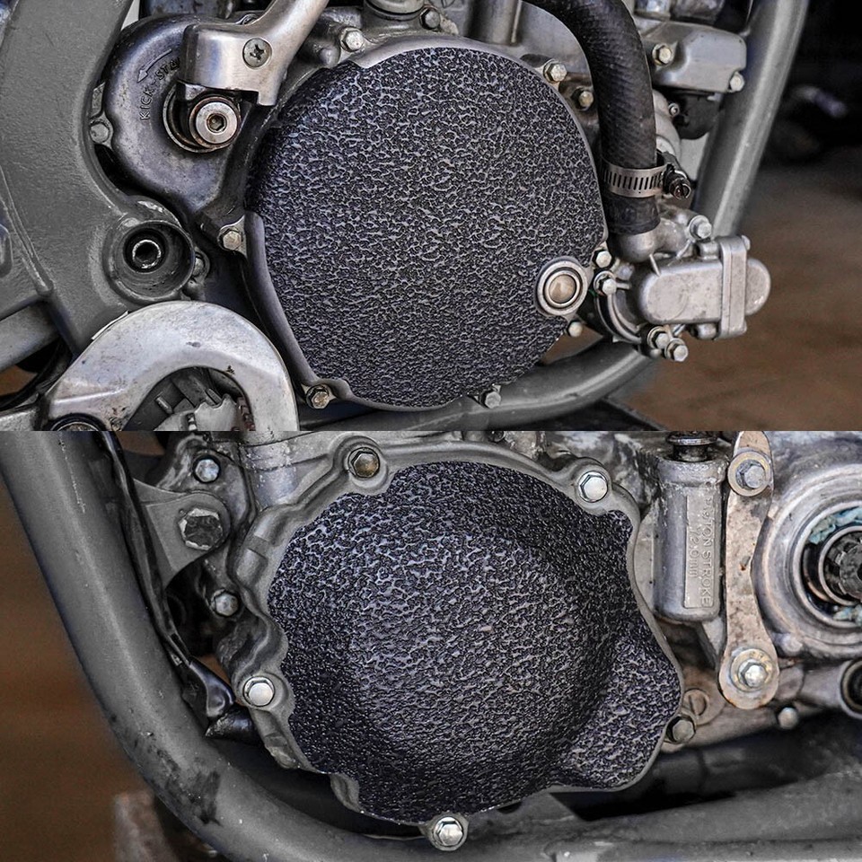 1995-2002 Kawasaki KX250 Black Engine & Frame Guards Cover Grip Tape KX 250