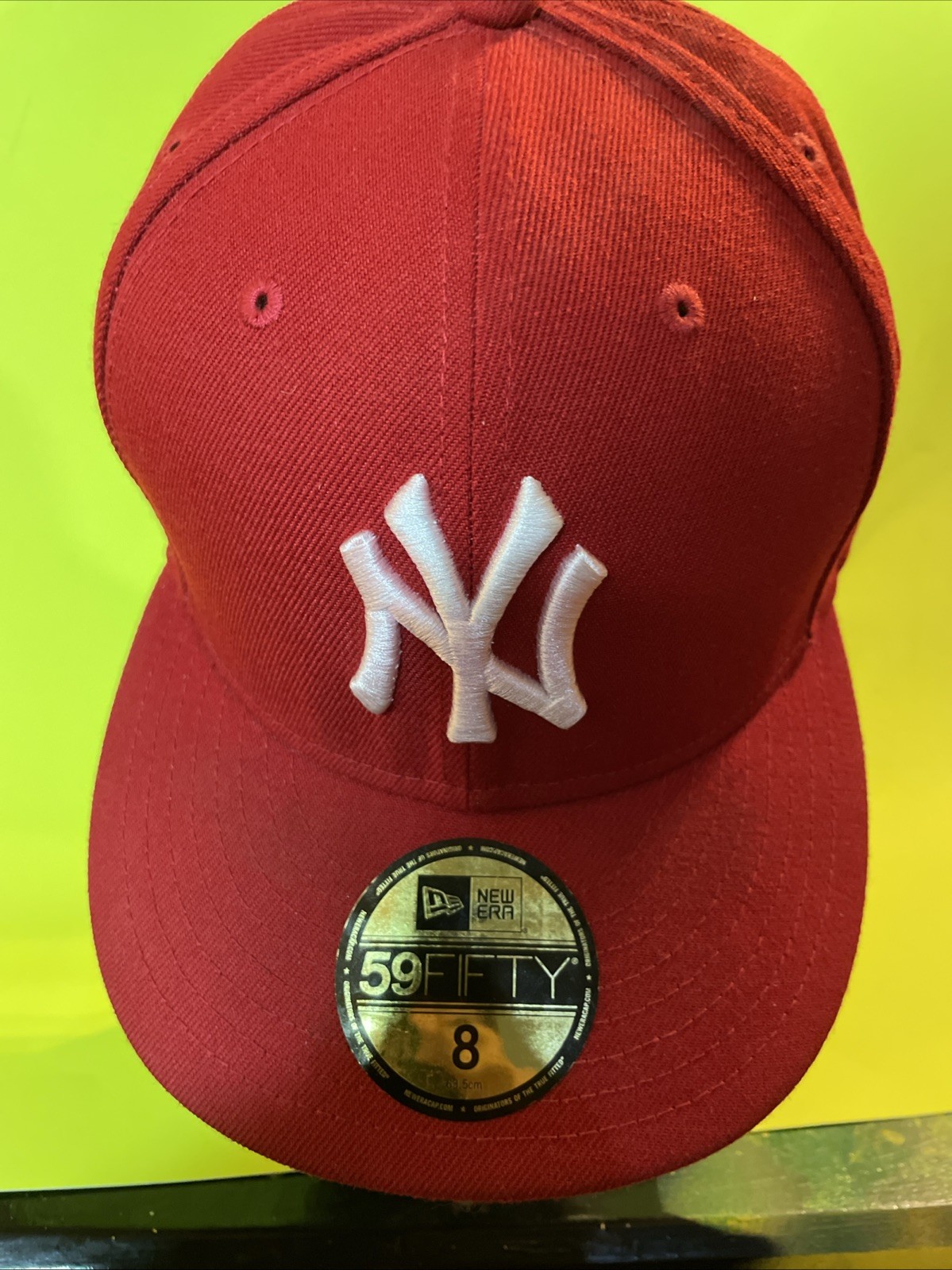 New York Yankees World Series , Red New Era Fitted Sz… - Gem