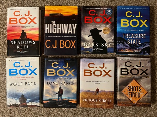 CJ C.J. Box JOE PICKETT Series Lot of 8 Mostly 1st/1st PRINTING HC ...