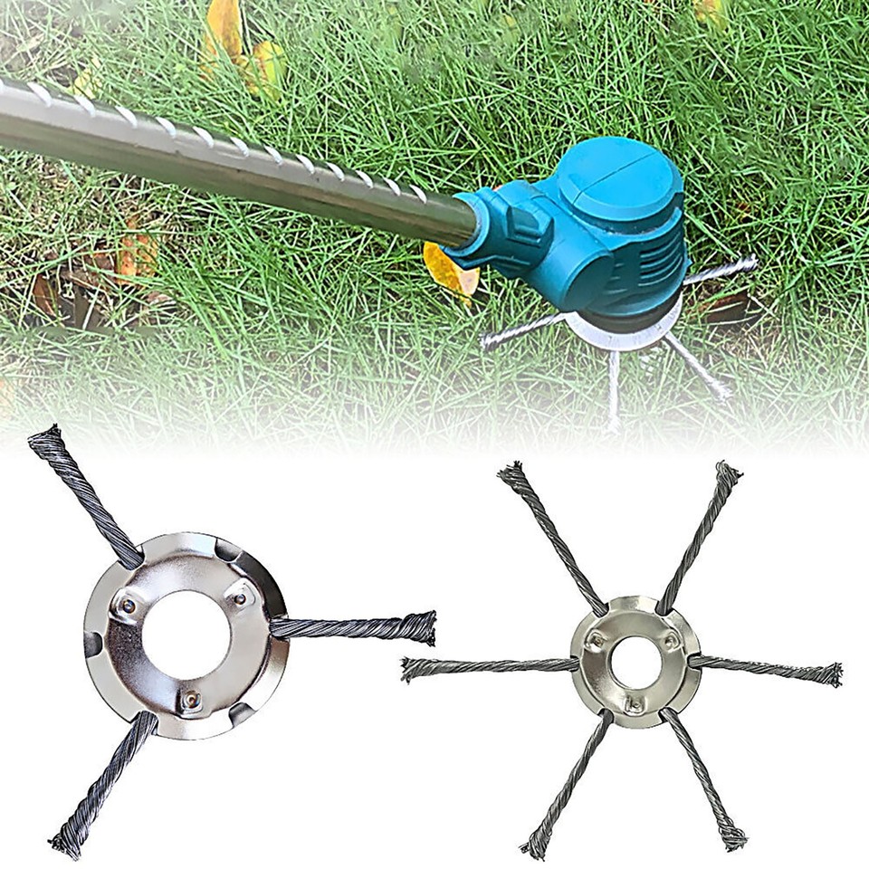Steel Wire Trimmer Head Grass Cutter Edge Brush Blade Whipper Snipper ...