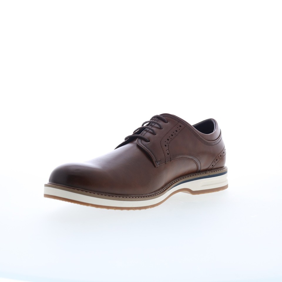 Rush By Gordon Rush Plain Toe Oxford Mens Brown Oxfords & Lace Ups Shoes | eBay