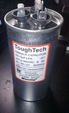 Trane OEM 45/5 UF 440v Dual Round Run Capacitor 97f9851 for sale online ...