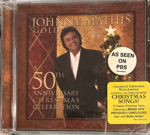 JOHNNY MATHIS: Gold 50th Anniversary Christmas Celebration; 2006 BN ...