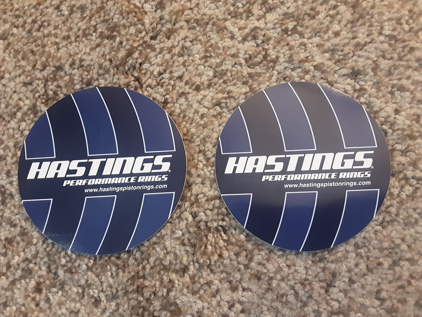 Lot of 2 Hastings Piston Rings Racing Decals Stickers Nascar NHRA PDRA ...