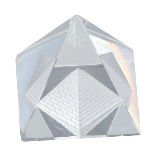 Figurine Paperweight Color Clear Prism Decoration Desk Ornament | eBay