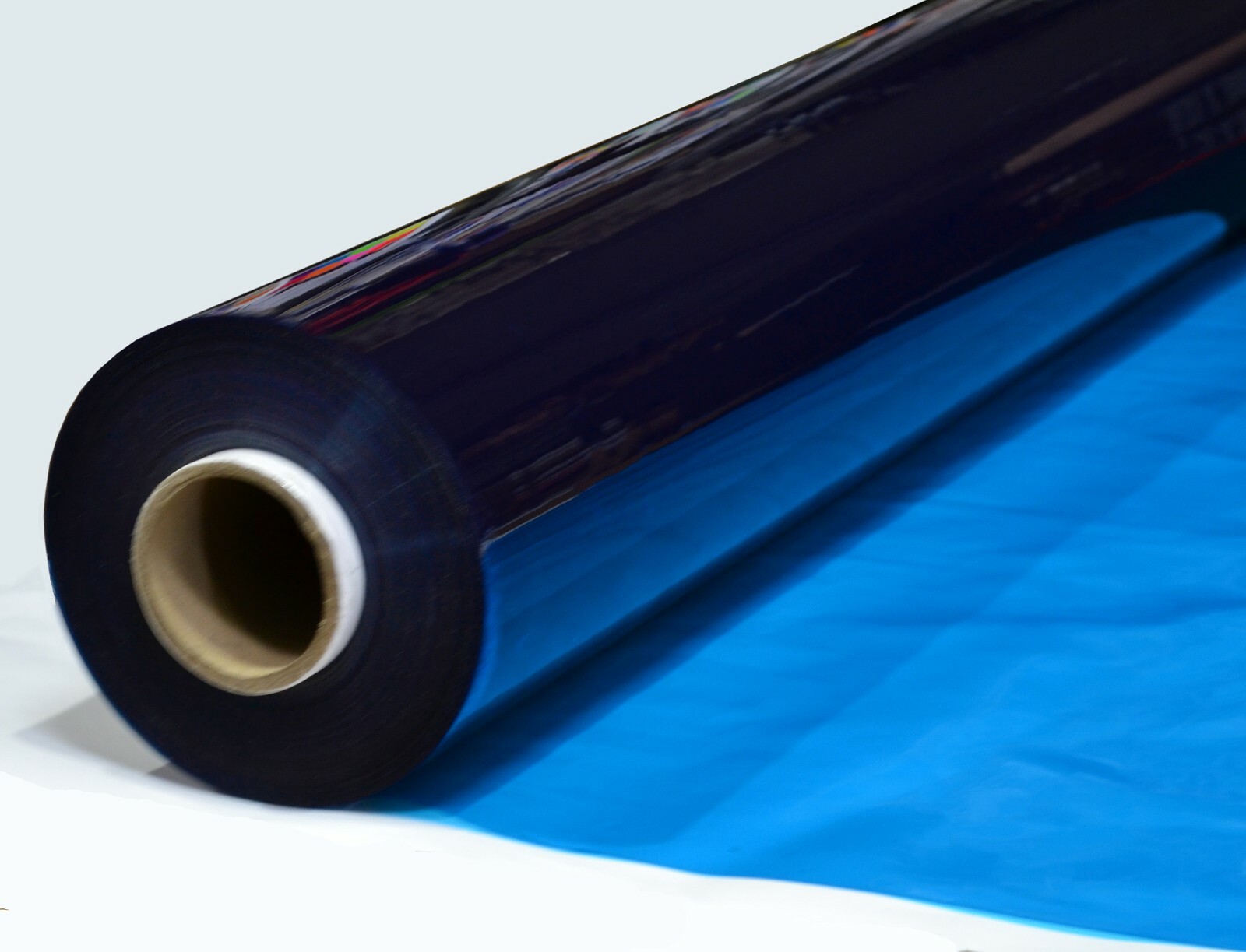 Blue Tinted Clear Vinyl 10 Gauge PVC Transparent Plastic Fabric by the ...