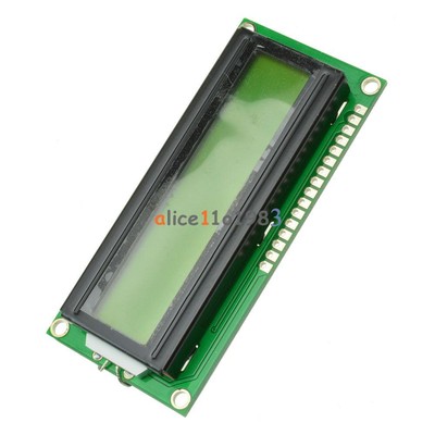 Yellow 1601 16X1 Character LCD Display Module LCM STN SPLC780D / KS0066 ...