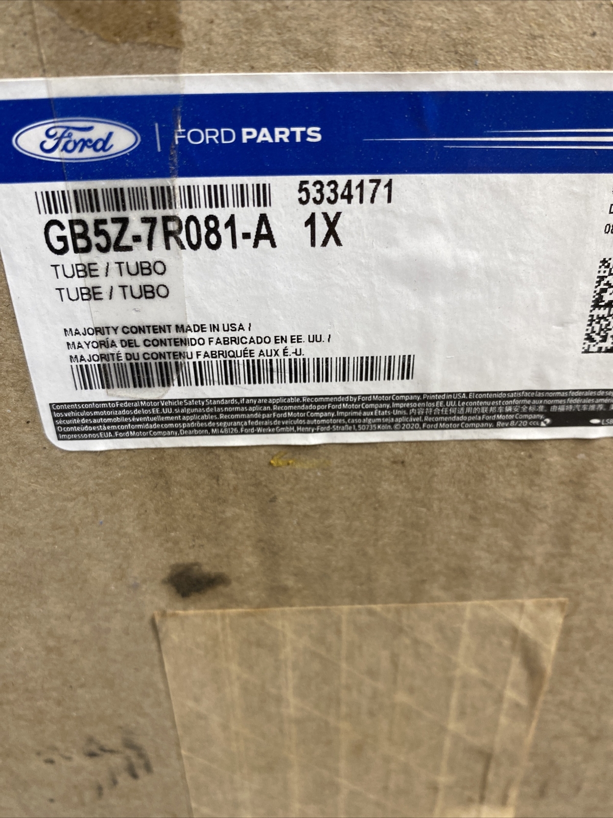 Genuine Ford GB5Z-7R081-A Tube Assembly | eBay